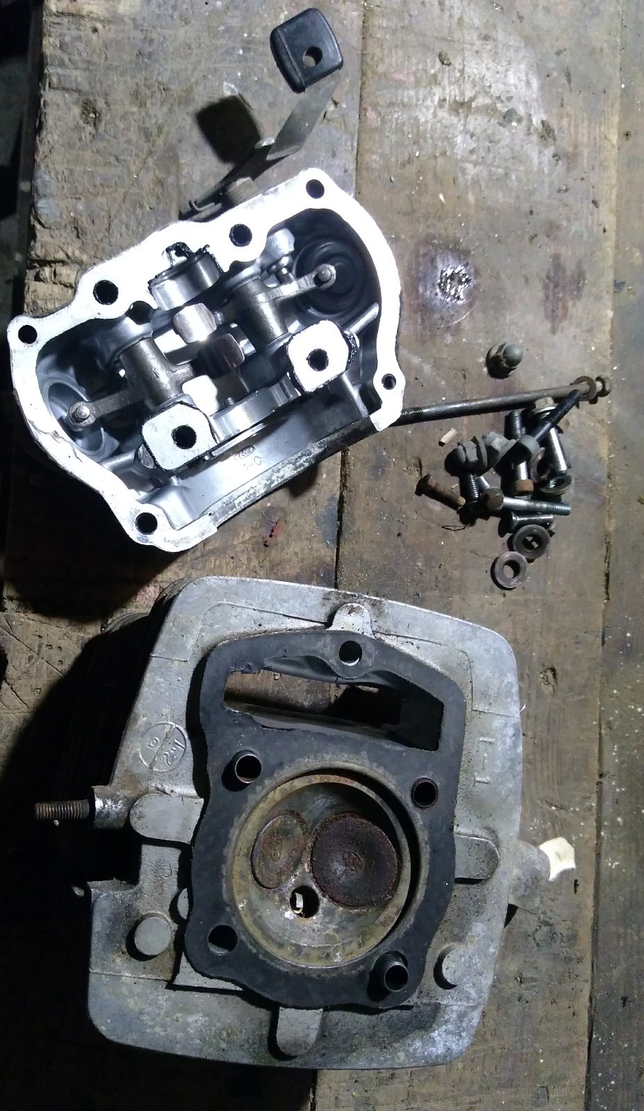 1980-1986 HONDA ATC 185S 200S TRX200 CYLINDER HEAD VALVES ENGINE MOTOR ...