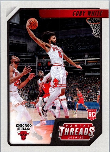 2019-20 Chronicles Threads Bronze #95 Coby White NBA Basketball Card ...