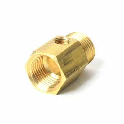 1/2" FIP x 1/2" MIP with 1/8" FIP Lead Free Brass Easy Adapter | eBay