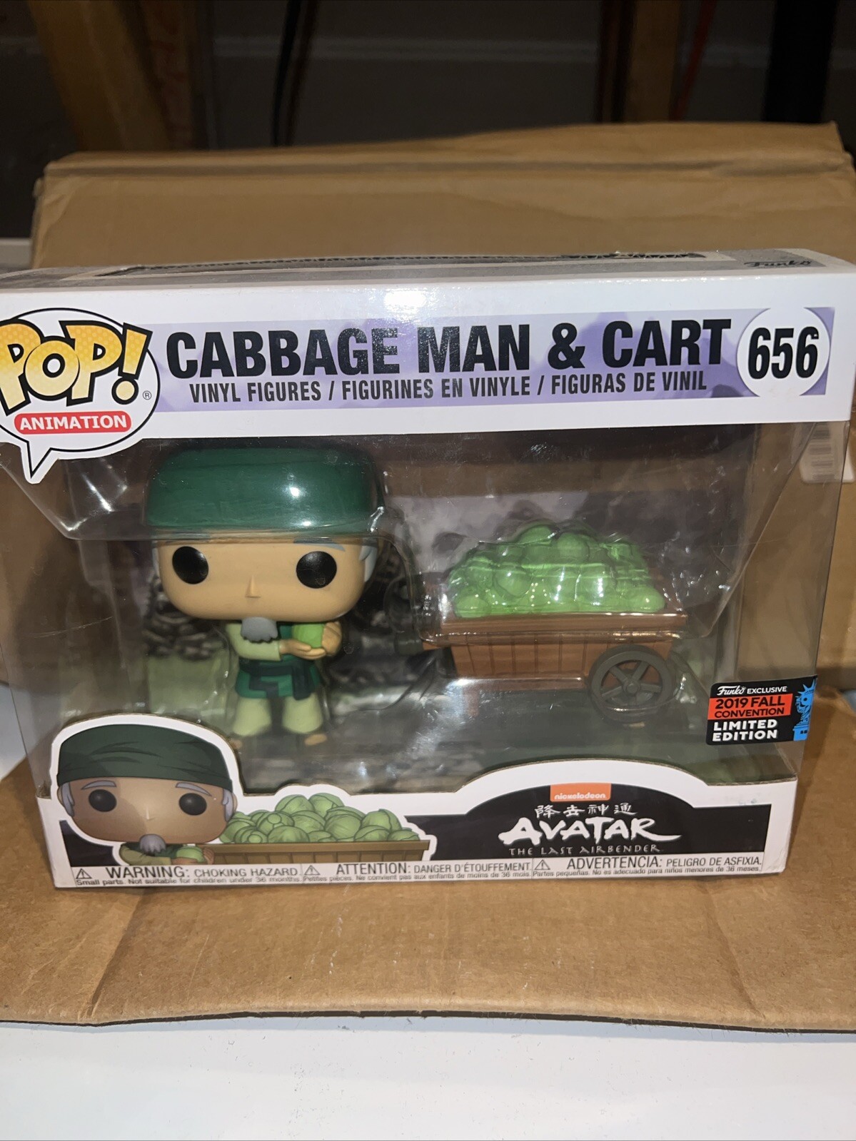 Funko Pop! Avatar the Last Airbender- Cabbage Man & Cart 2019 Fall ...