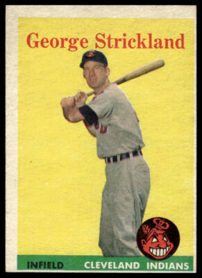 1958 Topps #102 George Strickland | eBay