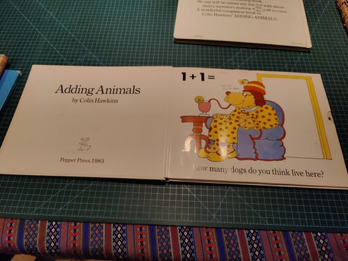 Rare Collectable Pop Up Book ADDING ANIMALS Colin Hawkins 1st Edition ...