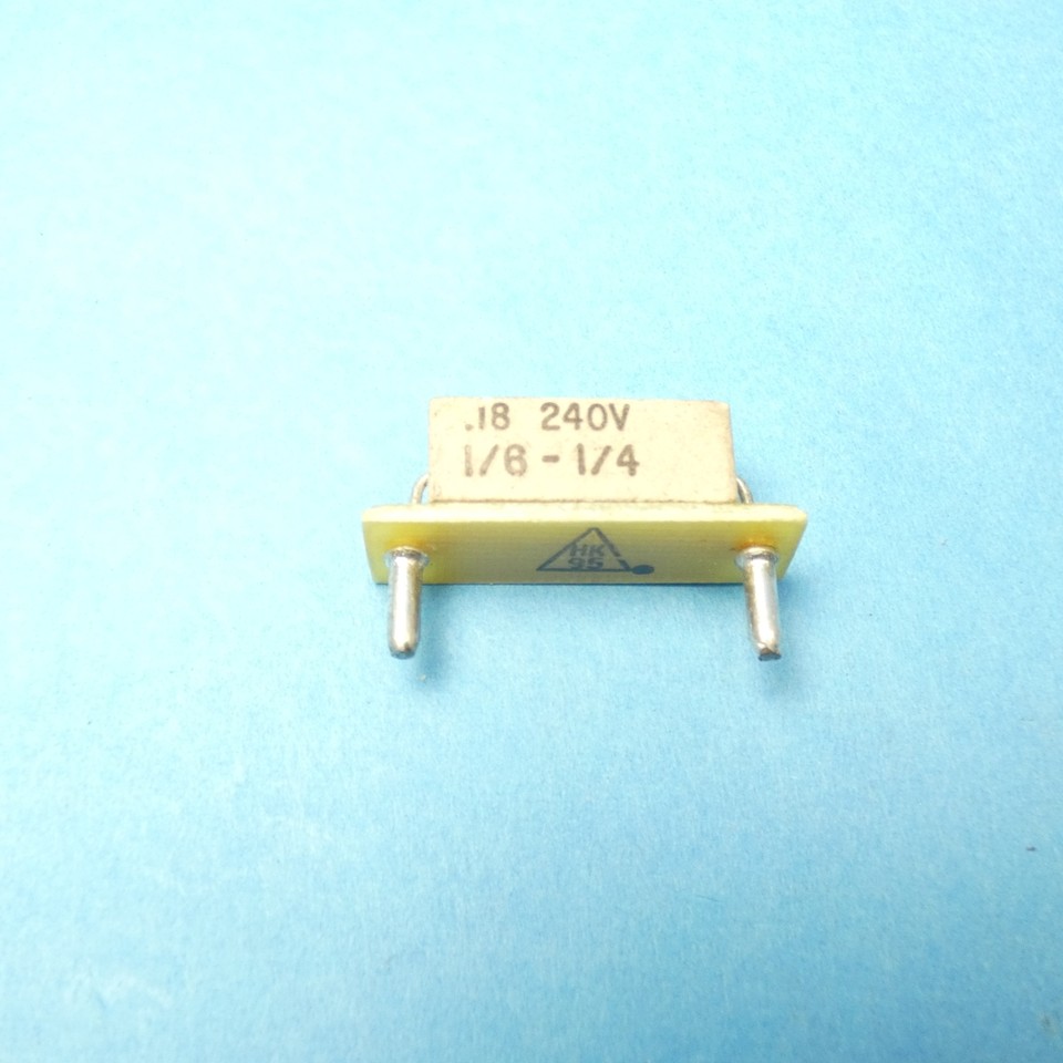 KB 9837 Plug-In Horsepower Resistor .18 Ohms 1/12-1/8 HP 90-130V 1/6–1/ ...