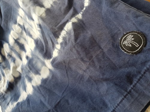 Men's Boys Girls Die Tied Blue Cotton Pocketed Shorts Draw String Sku ...