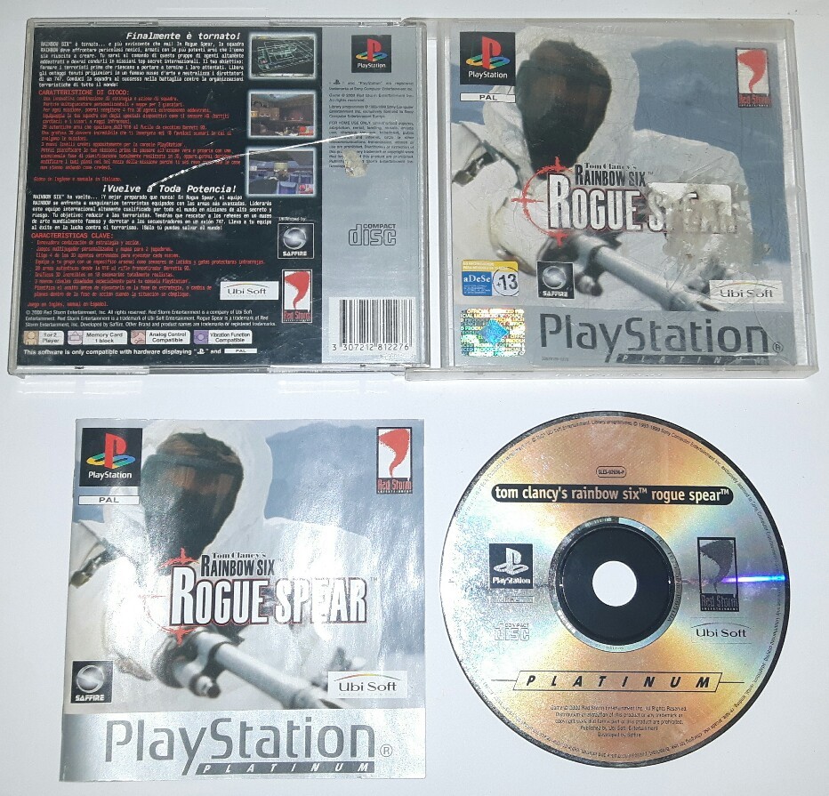 Tom CLANCY'S Rogue Spear - PLAYSTATION 1 PS1 Play Station Kids Game | eBay
