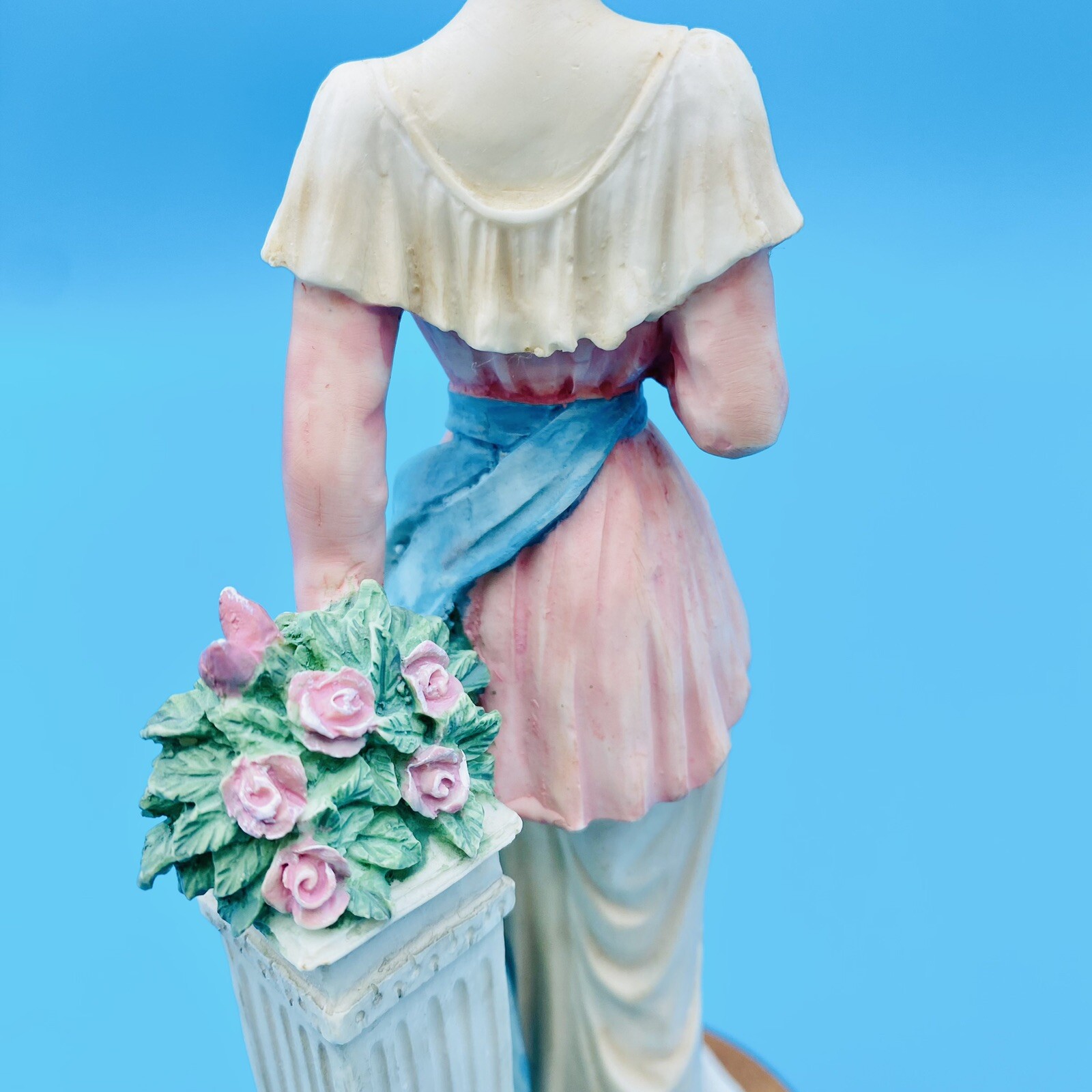 Vintage La Verona Collection Figurine Elegant Lady With Hat And Flowers ...
