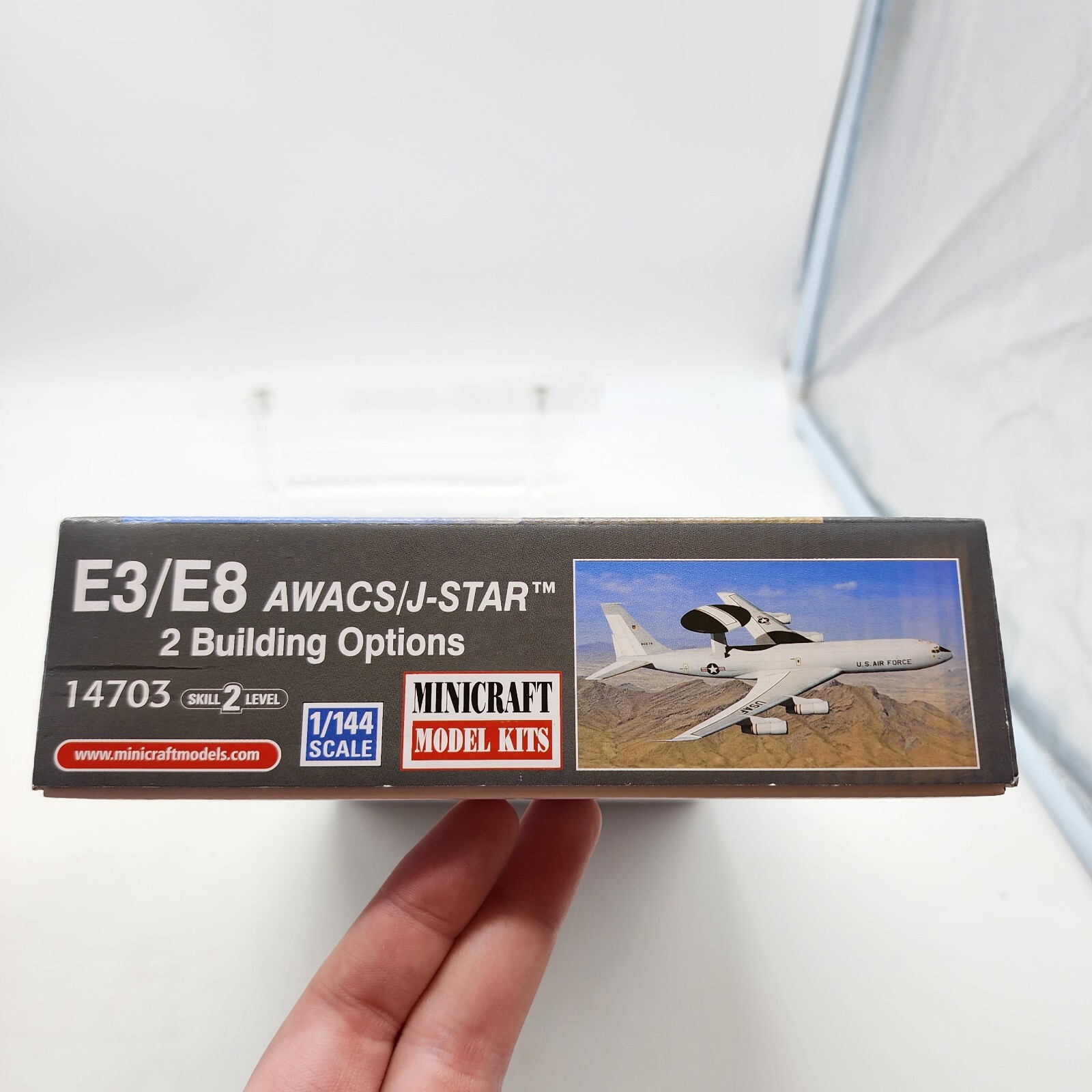 Minicraft 1:44 Scale E-3/E-8 AWACS / J-Star Model Kit 0721HO 14703 Open ...