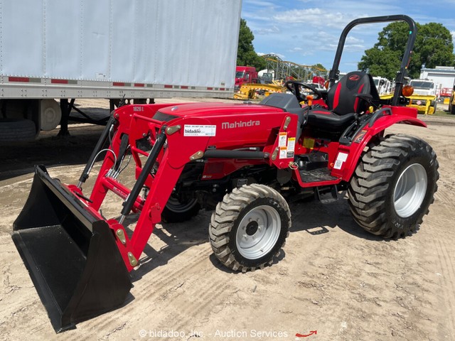 2021 Mahindra 1626 4WD Front Loader Diesel Tractor Utility Ag PTO ...