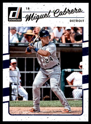 2017 Donruss Miguel Cabrera Detroit Tigers #93 | eBay
