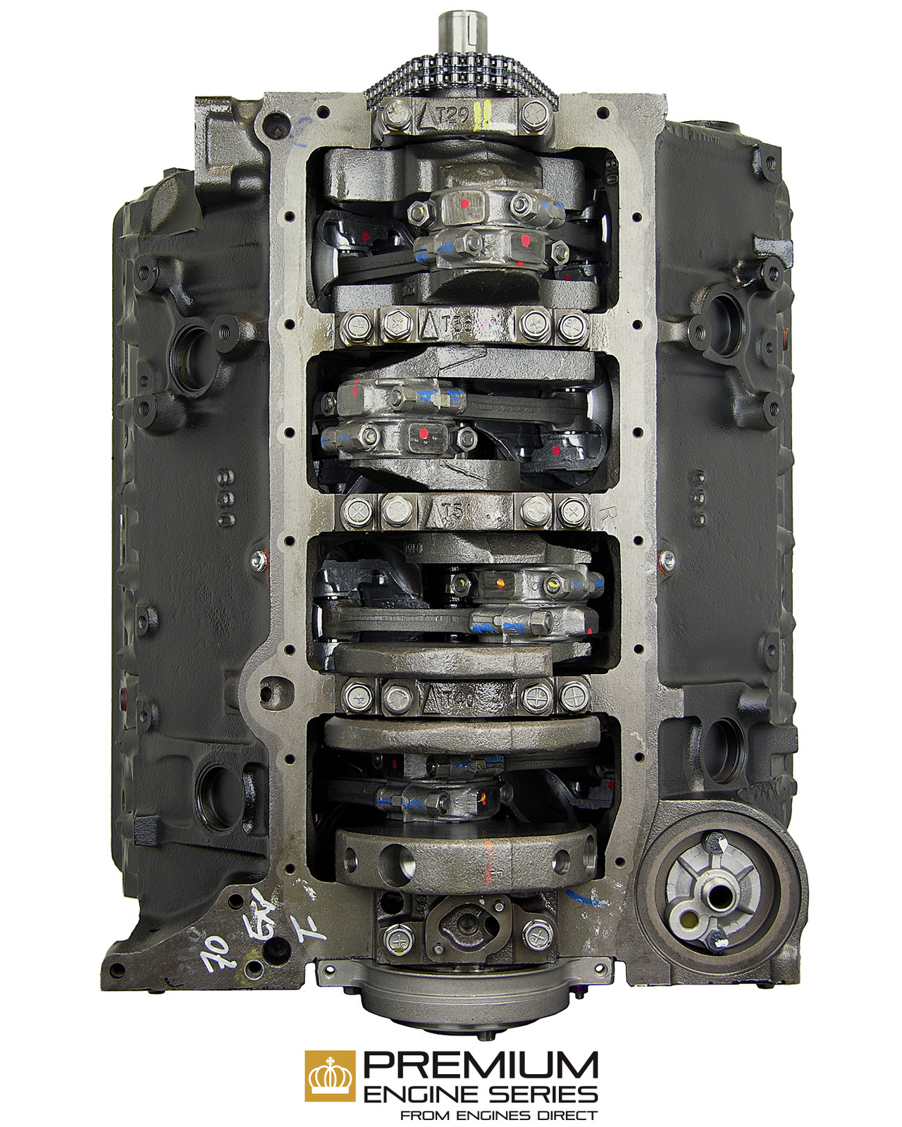 Chevrolet 5.7 Marine Engine 350 New Premium Reman Replacement 1987-95 ...