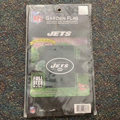 New York Jets flag banner & garden flag New. Full Size 18”x12.5” Nfl ...