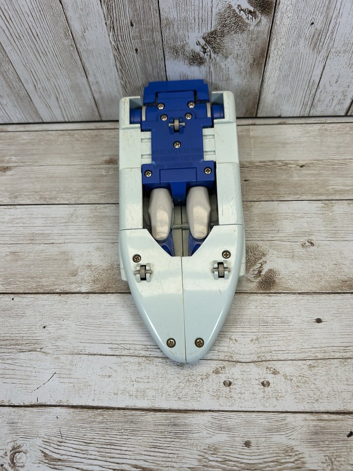 Vintage 1986 Transformer Decepticon G1 Scourge Blue Jet Boat Hasbro ...