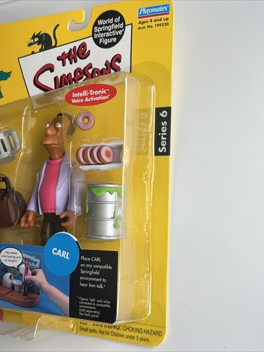 Simpsons Carl Action Figure Playmates WOS Series 6 Toy World of ...