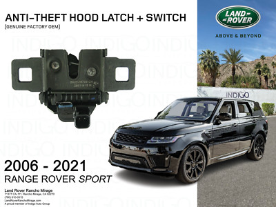 06-21 Range Rover Sport Alarm Hood Latch + Switch Alarm Sensor Genuine ...