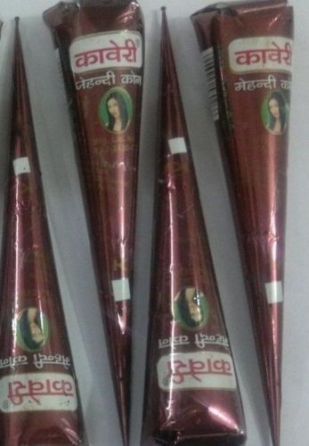 4 Pcs Kaveri Natural Herbal Henna Cones Body Art Mehandi Ink +Free 1 ...