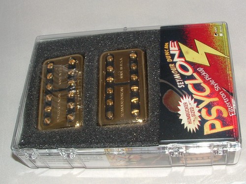 Seymour Duncan Psyclone Vintage Filter'Tron Pickup Set GOLD Humbucker ...