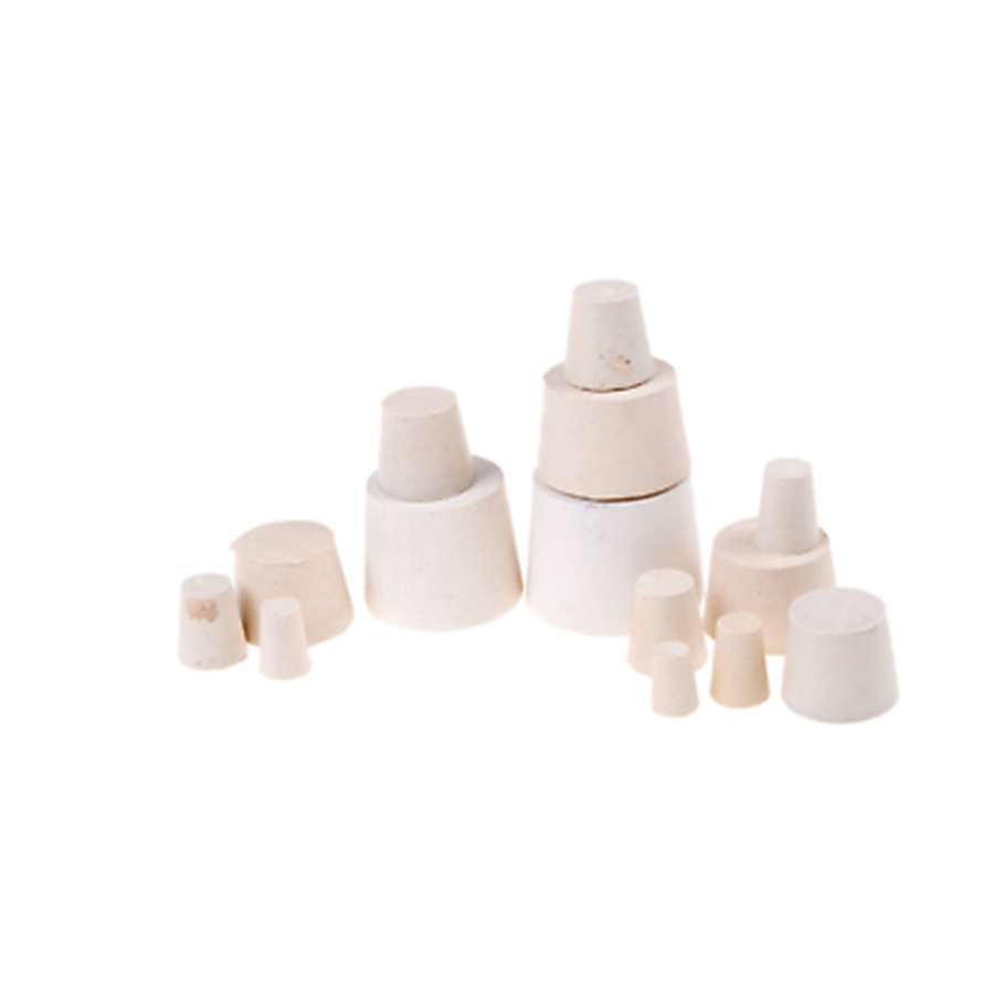 Rubber Stopper Tapered Hole Bungs Lab Solid Hole Stop Tube Seal Plugs ...
