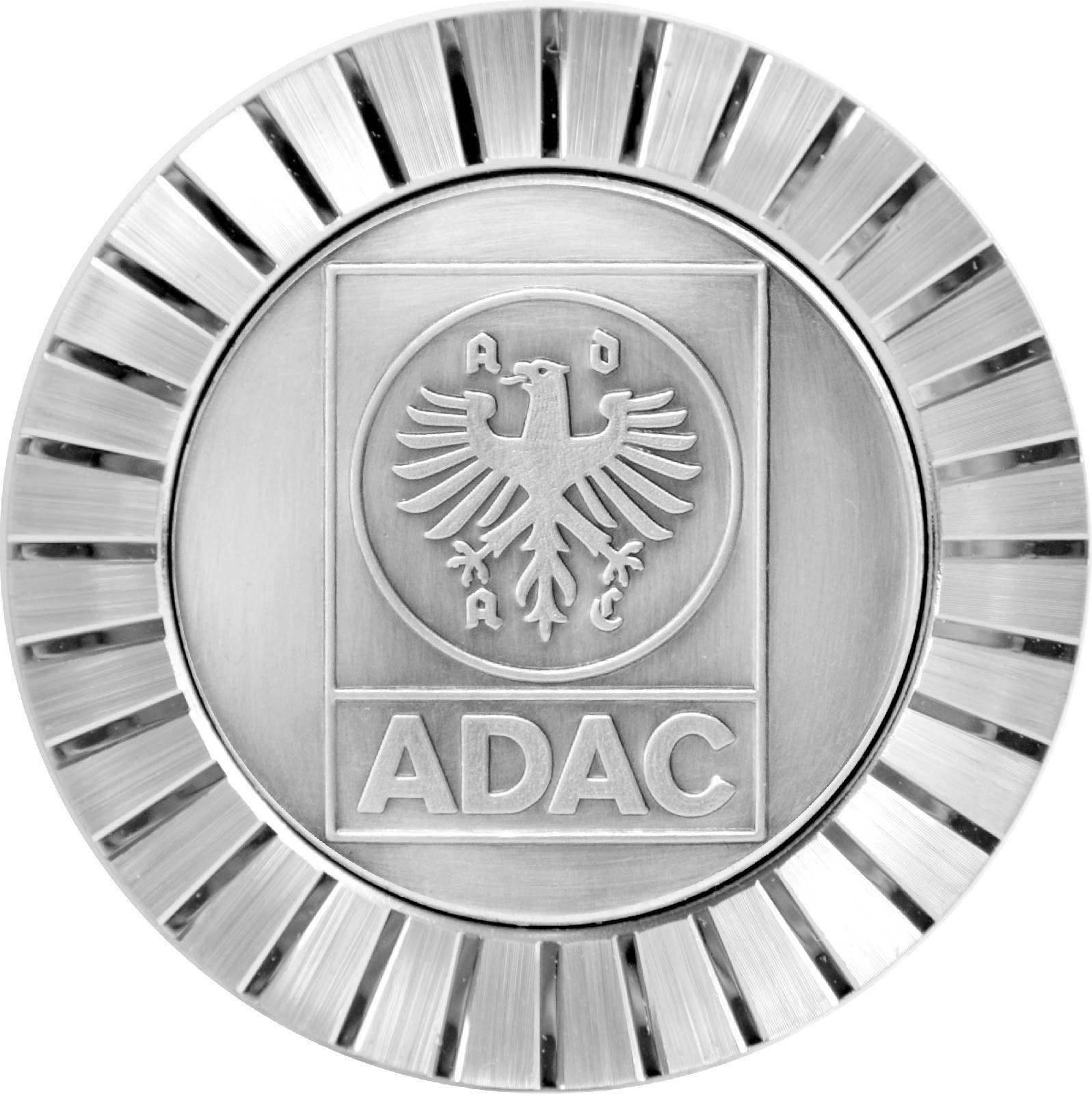 Original 1974 ADAC Kühlergrill Relief Metall Plakette Medaille Halter ...