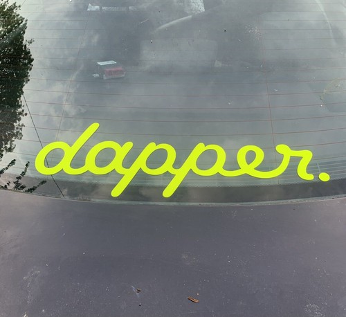 Dapper Car Sticker Decal 50cm x 15cm | eBay