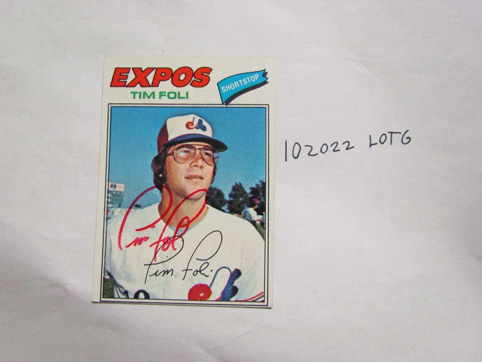 1977 Topps Tim Foli signed baseball card | eBay