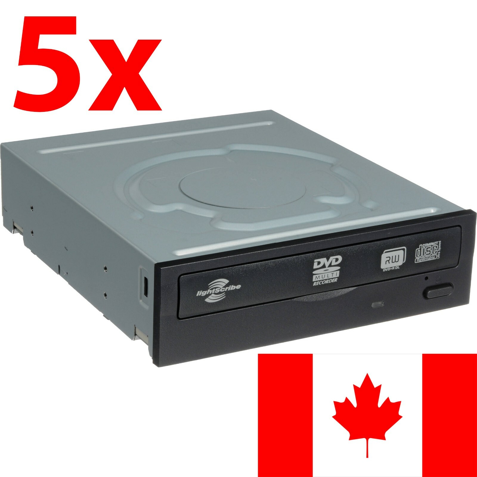 LOT 5 x Internal Desktop DVDRW DVD-ROM Sata Drive DVD Burner. RANDOM ...