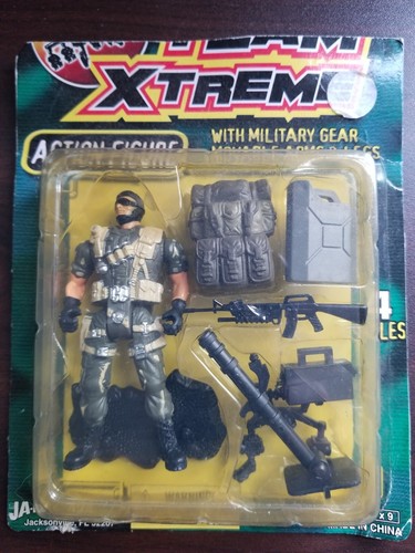 JA-RU 2002 Team Xtreme Raft Rescue 3.75" Military Action Figure Works w ...