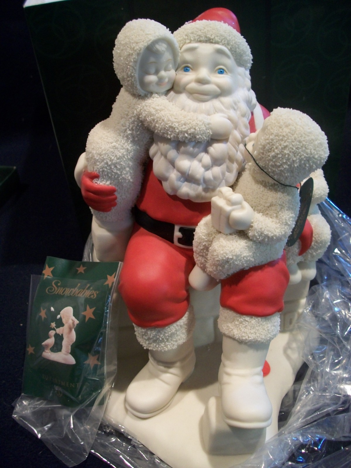 Dept 56 Snowbabies The Guest Collection 2001 Santa "and we've been ...