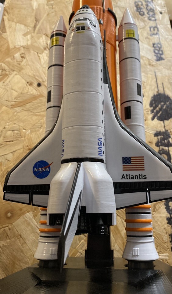 NASA Space Shuttle Full Launch Stack Model Assembled Display Rocket ...