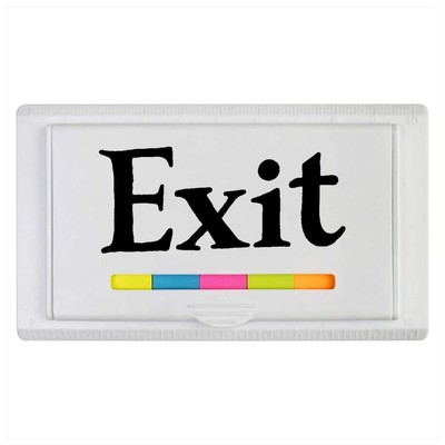 'Exit' Sticky Note Ruler Pad (ST00035824) | eBay