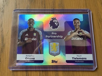 Topps 2025/26 Premier League Pro Partnership Aston Villa Onana ...