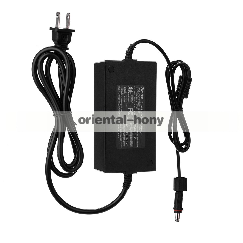 Govee AC Adapter SOY-3600200US-30 36V 2A for Govee RGBIC Outdoor LED ...