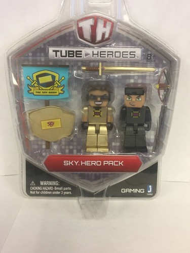 Tube Heroes 2.75 inch Action Figures - Sky Hero Pack NEW Bottom Package ...