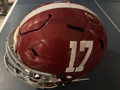 Alabama Crimson Tide SpeedFlex Football Helmet #17 authentic riddell ...
