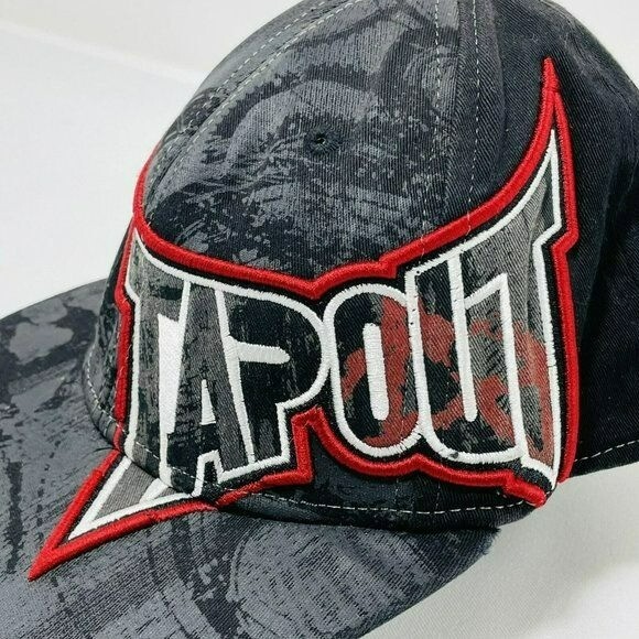 Tapout Tek Flex Baseball Hat Cap Trucker Men Size S/M Black Red ...