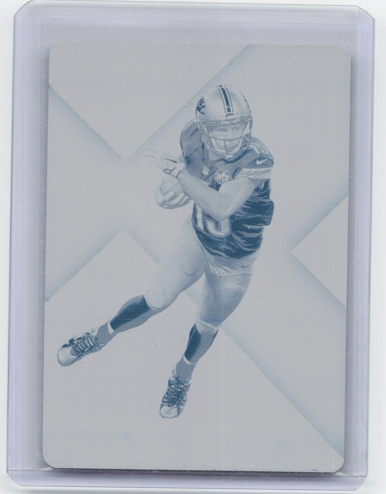 2016 Donruss Elite #12 Golden Tate Plates Patches Cyan Plate 1/1 | eBay