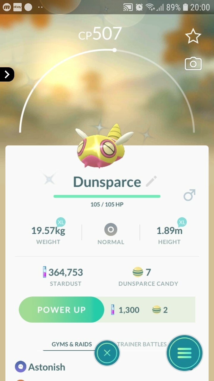 Pokemon Shiny Dunsparce Go | eBay