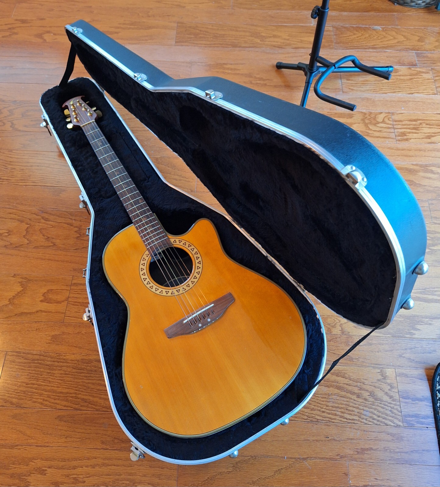 Ovation Celebrity CC148 Mid 90's Anniversary Model Guitar w Case Lot 72 ...