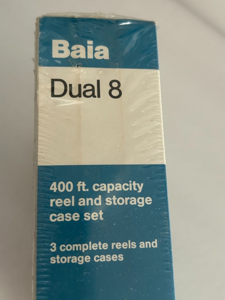 Reel & Storage Case Set 400Ft Capacity 3reels&Cases Hanimex Mfg Baia ...