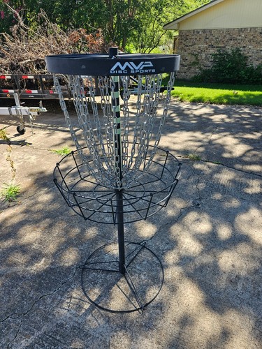 MVP Disc Golf Basket Black Hole Pro HD Catcher Target + Transit ...