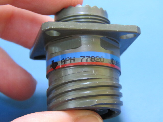 AMPHENOL D38999/20WC4SN Qty of 1 per Lot 4 Position Circular Connector ...