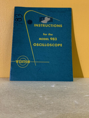 Manuals & Books - Weston Model