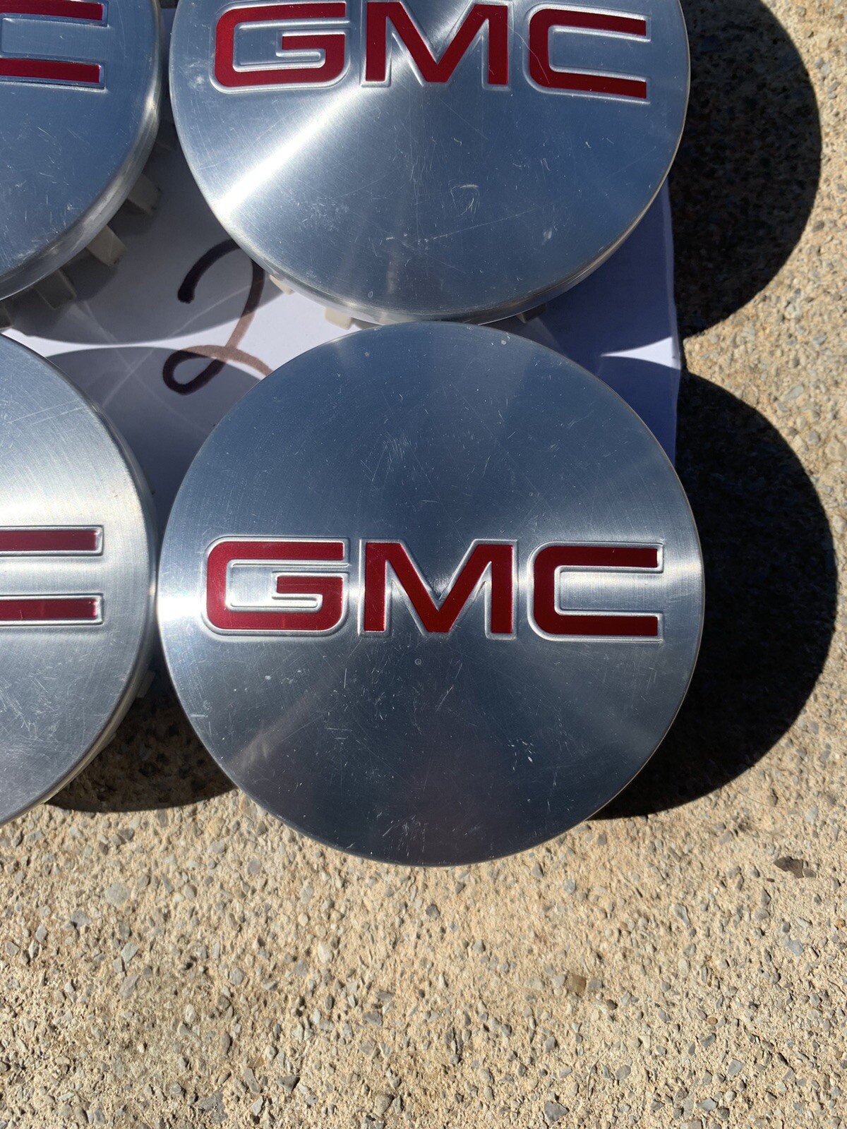 2014-2021 GMC SIERRA YUKON DENALI CANYON SET OF 4 CENTER CAPS 22837060 ...