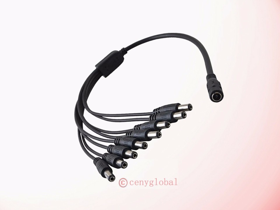 AC Adapter & 4/8 way Splitter For LOREX 12VDC Security Camera CS ...