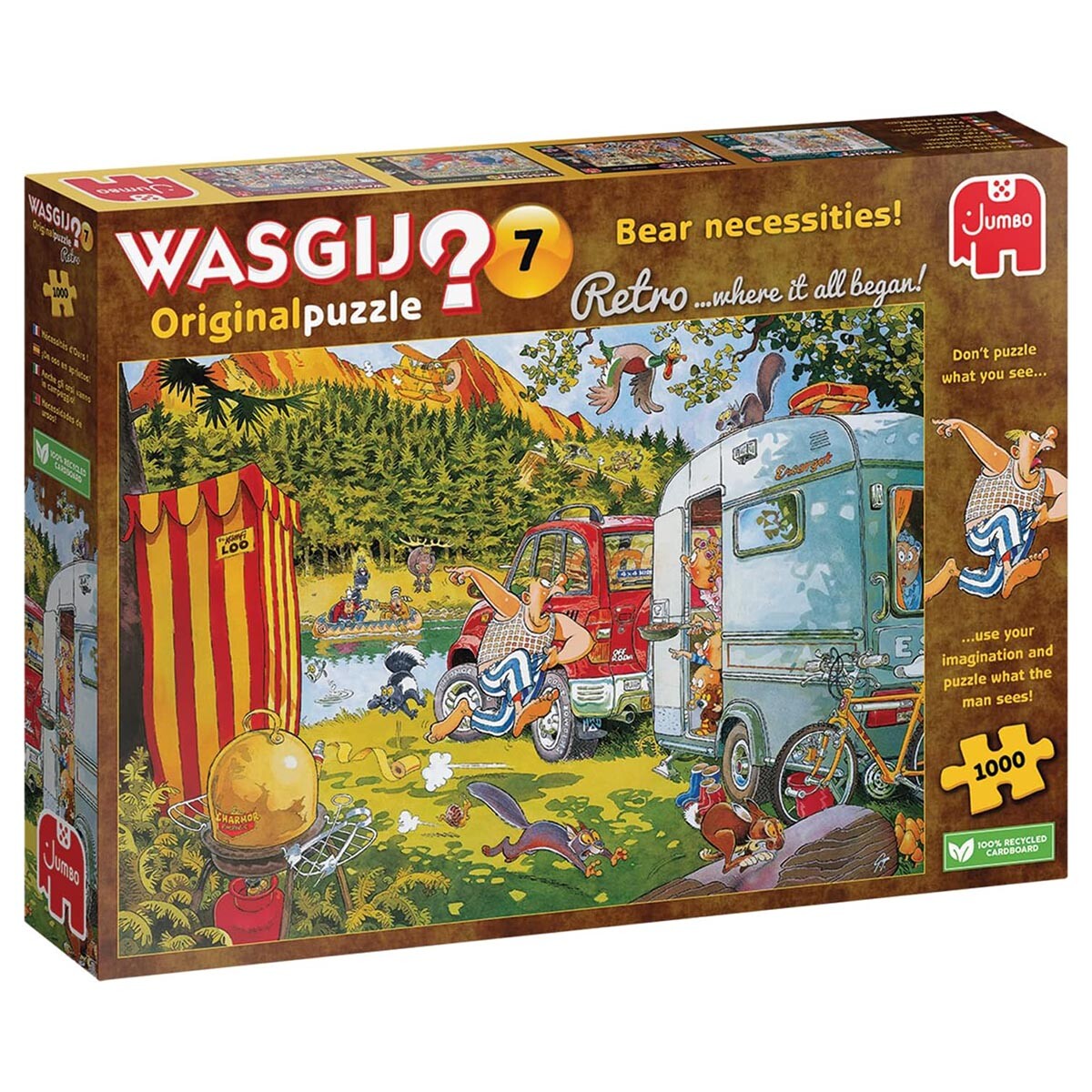 WASGIJ? Retro Original 7 Bear Necessities! 1000 Jigsaws Puzzle Kids ...