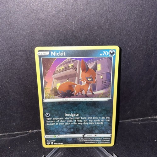 Nickit - 125/202 - Sword & Shield - Base Set - Common - Pokémon TCG ...