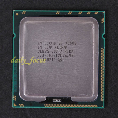 Intel Xeon X5680 SLBV5 3.33 GHz BX80614X5680 CPU Processor LGA 1366 6.4 ...