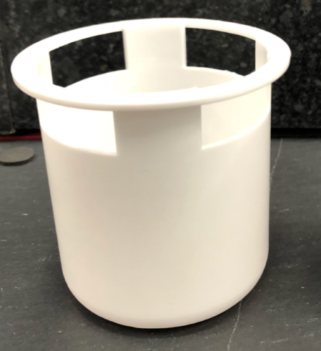 Shower Drain Waste Replacement Chrome Cap Tube Sediment Cup for 90mm ...