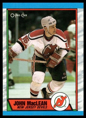 1989-90 O-Pee-Chee John MacLean New Jersey Devils #102 | eBay