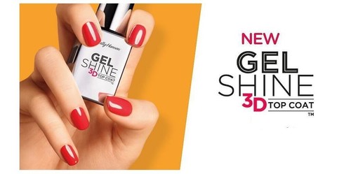 Sally Hansen Gel Shine 3D Top Coat Clear Polish | eBay