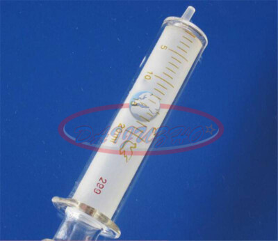 ONE Glass Syringes Glass Sampler Lab 20cc Glassware 20ml | eBay